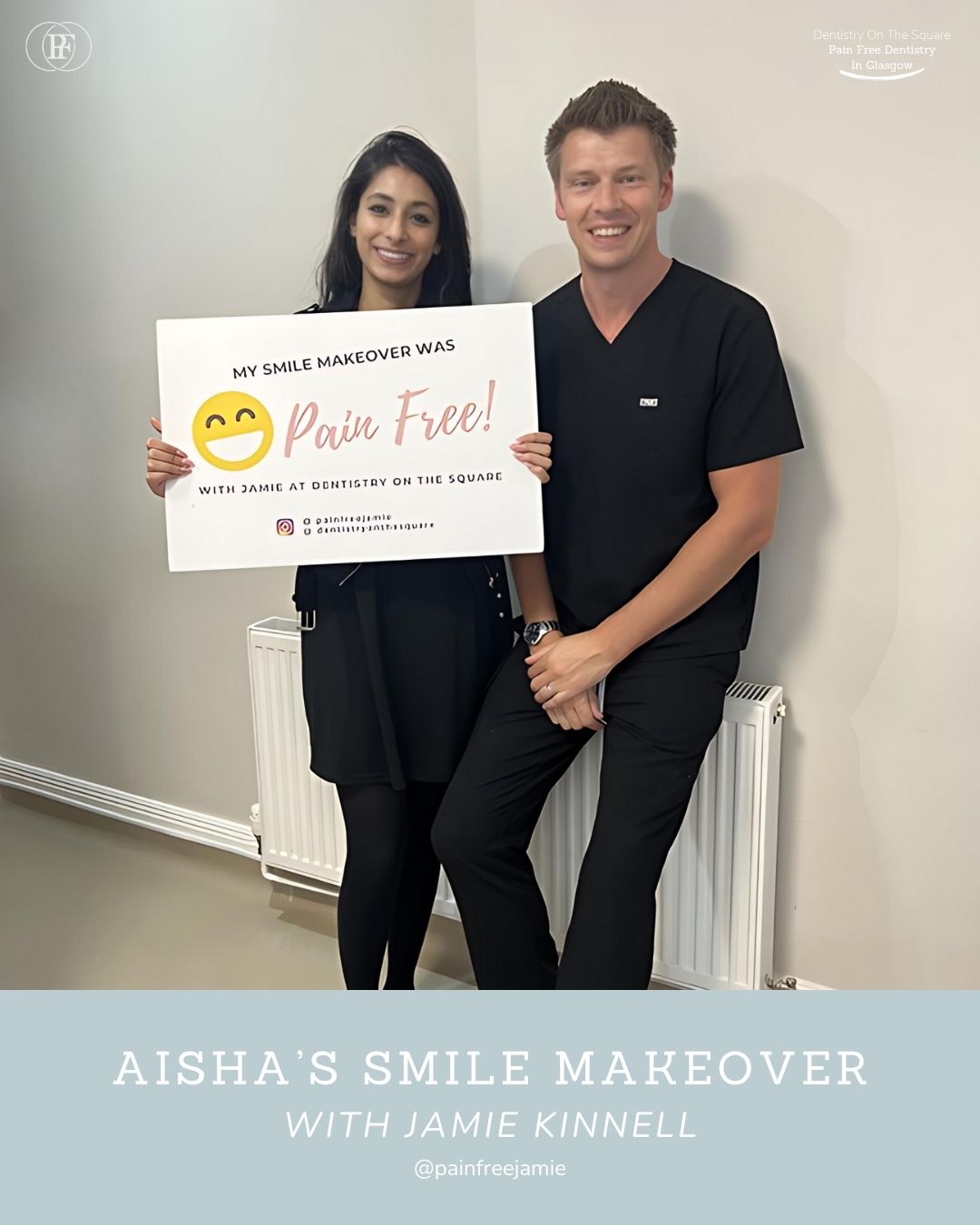 Aisha's Smile Story - Dentistry On The Square, Pain Free Dentist Glasgow