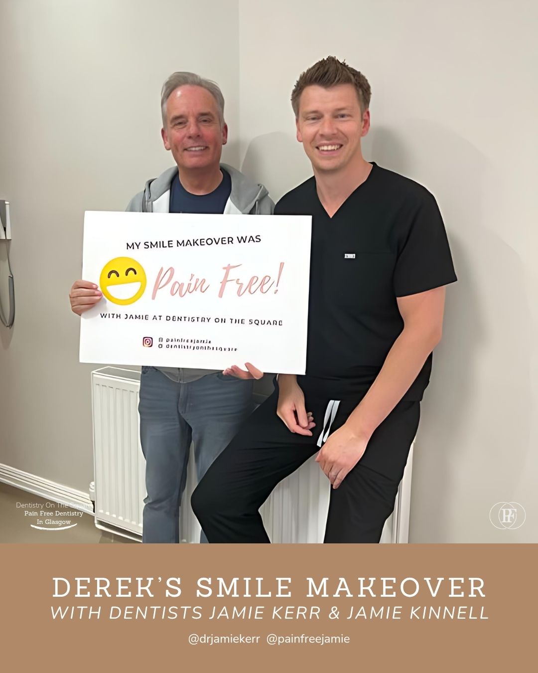 Derek's Smile Story - Dentistry On The Square, Pain Free Dentist Glasgow
